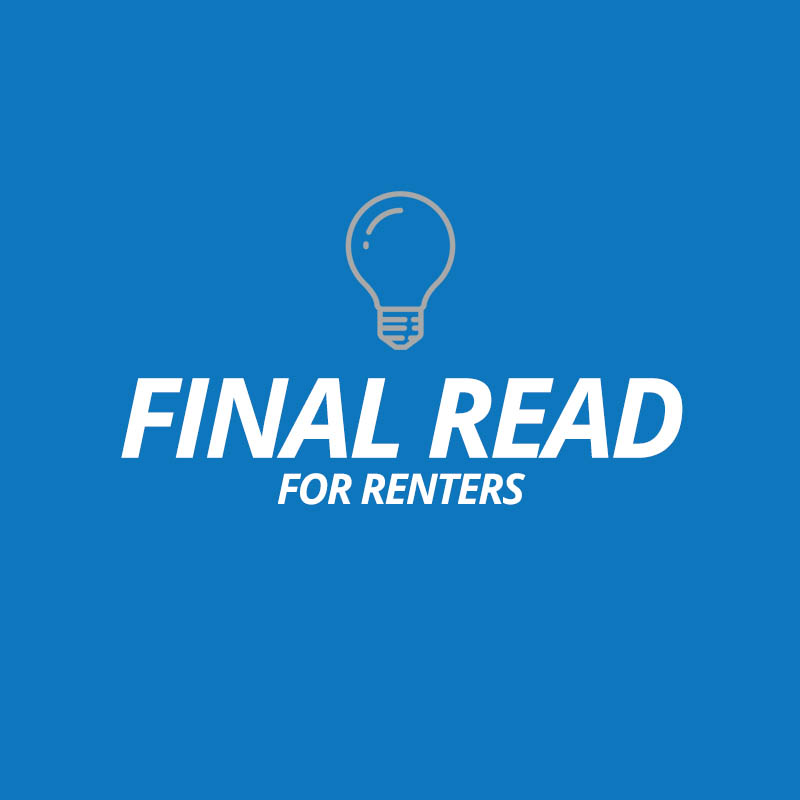 Final Read for Renters - Merrimac Light Department